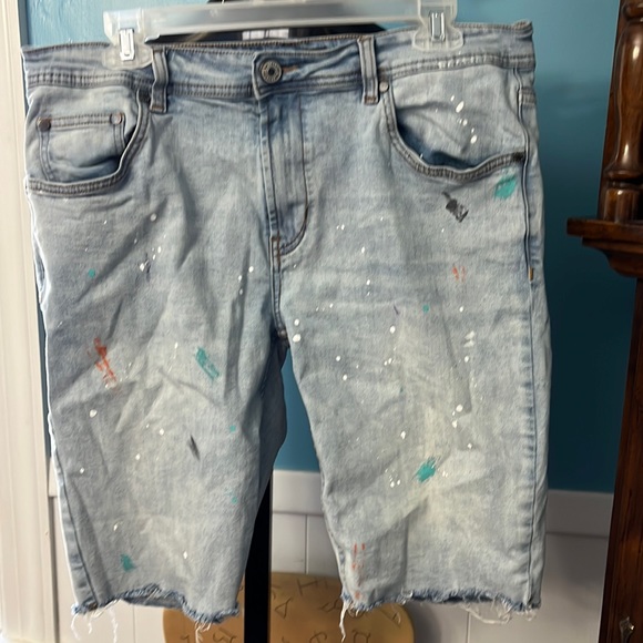 Serenade | Shorts | Serenade Paint Splatter Shorts | Poshmark